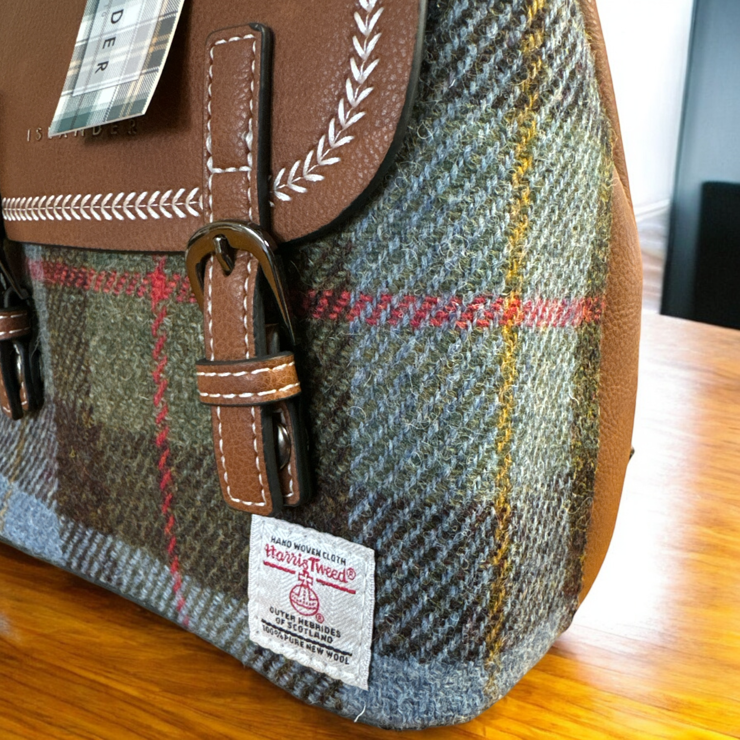 Harris Tweed Mini Jura Backpack 8700 – Tartan Plus Tweed Ltd
