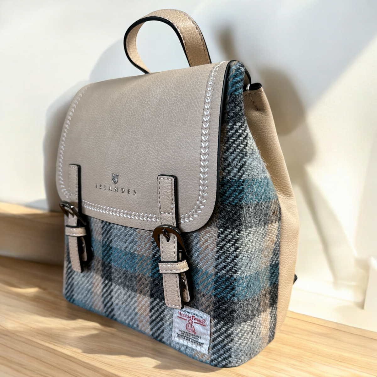 Harris Tweed Mini Jura Backpack 8700 – Tartan Plus Tweed Ltd