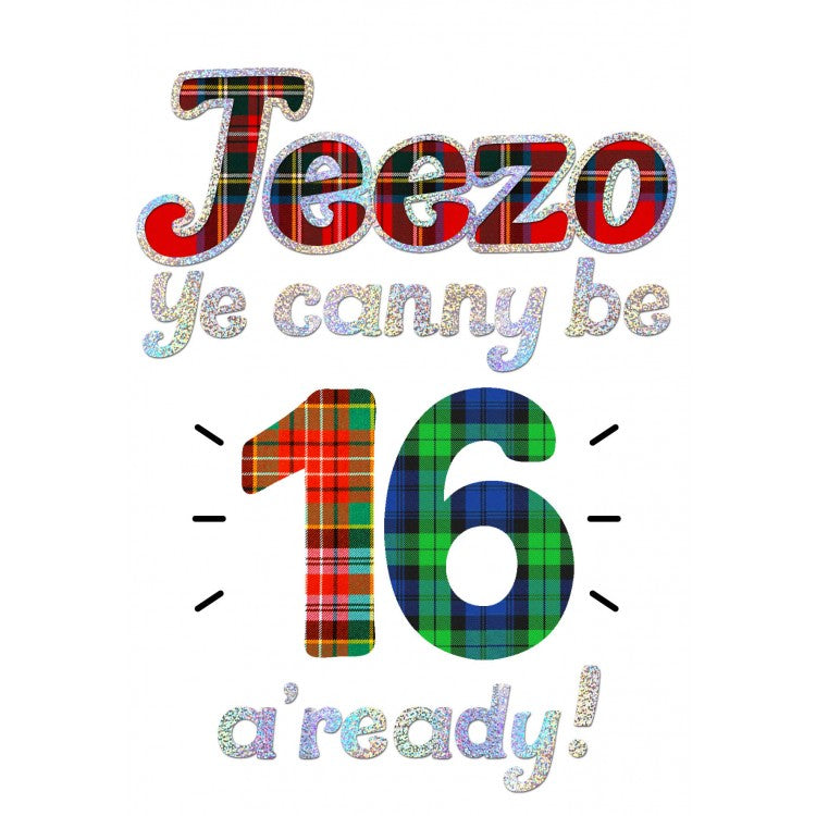 Scottish Birthday Card Jeezo – Tartan Plus Tweed Ltd